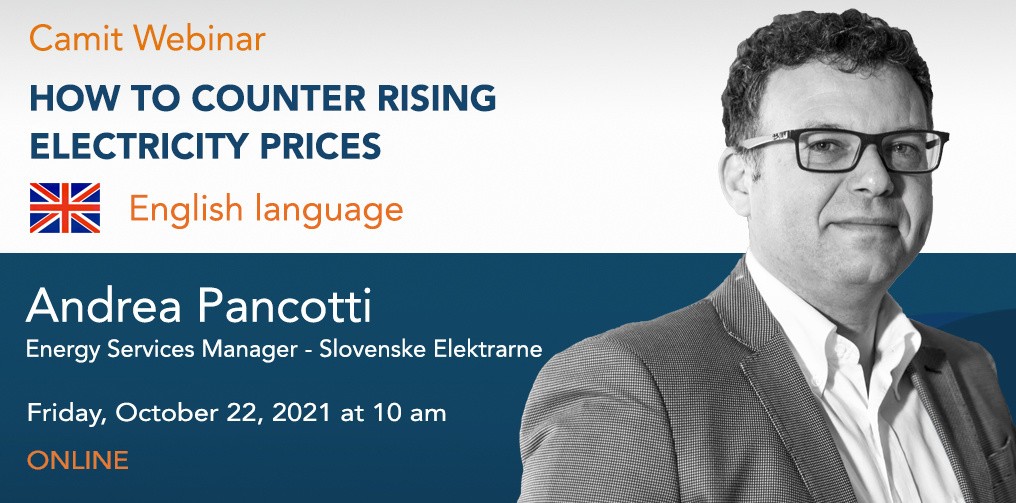 WEBINÁR: "How to counter rising electricity prices" - camit.sk